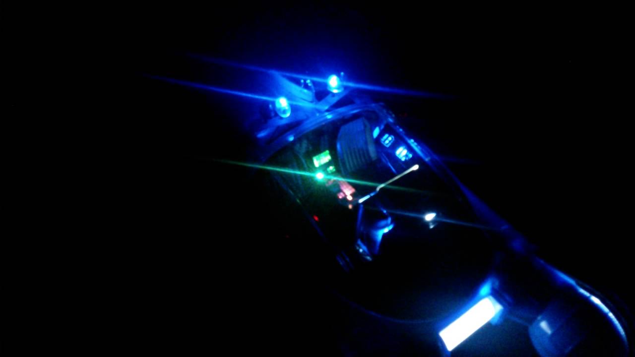 Blade Runner Spinner Lighting Kit For Fujimi Spinner - YouTube