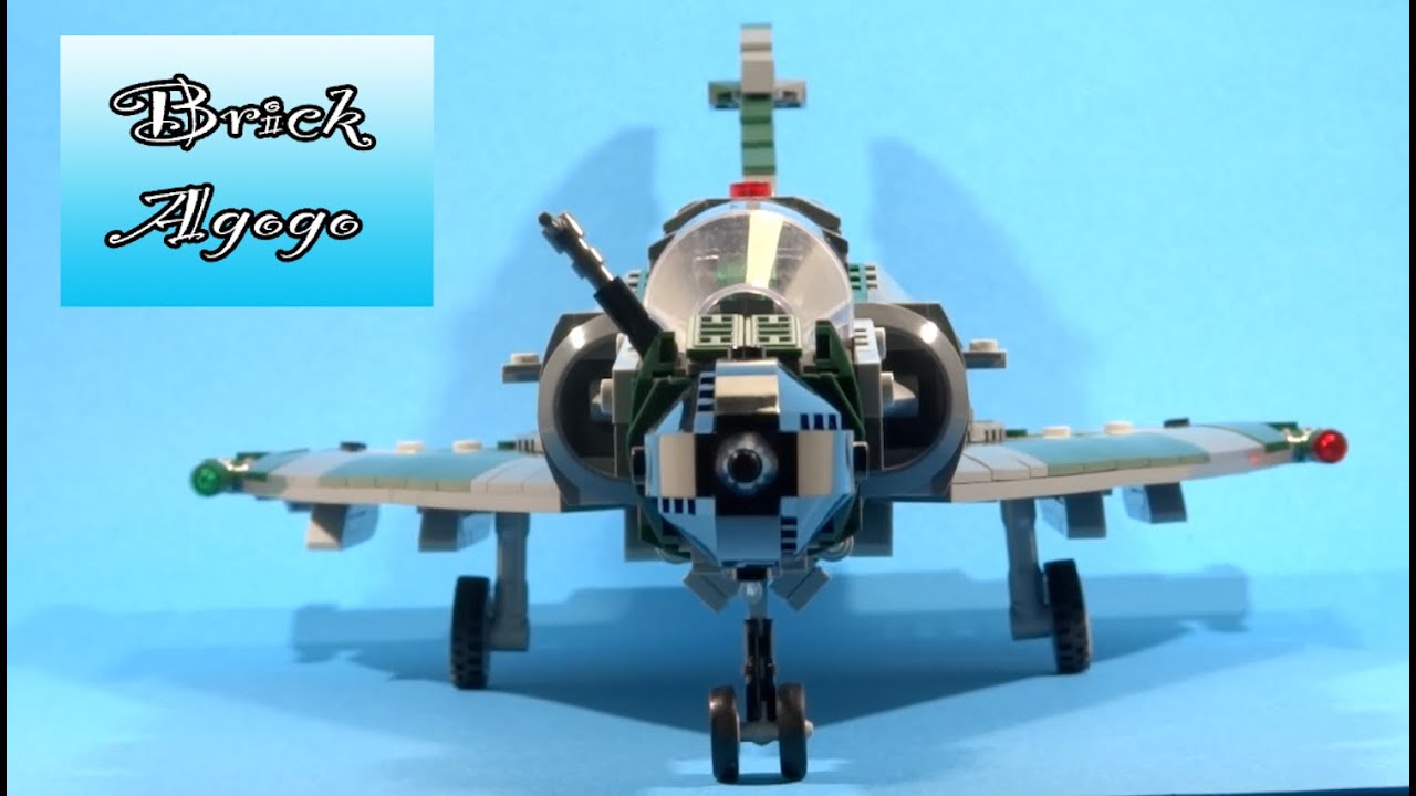 Lego Mirage 2000D by Letbricks - Custom MOC - YouTube