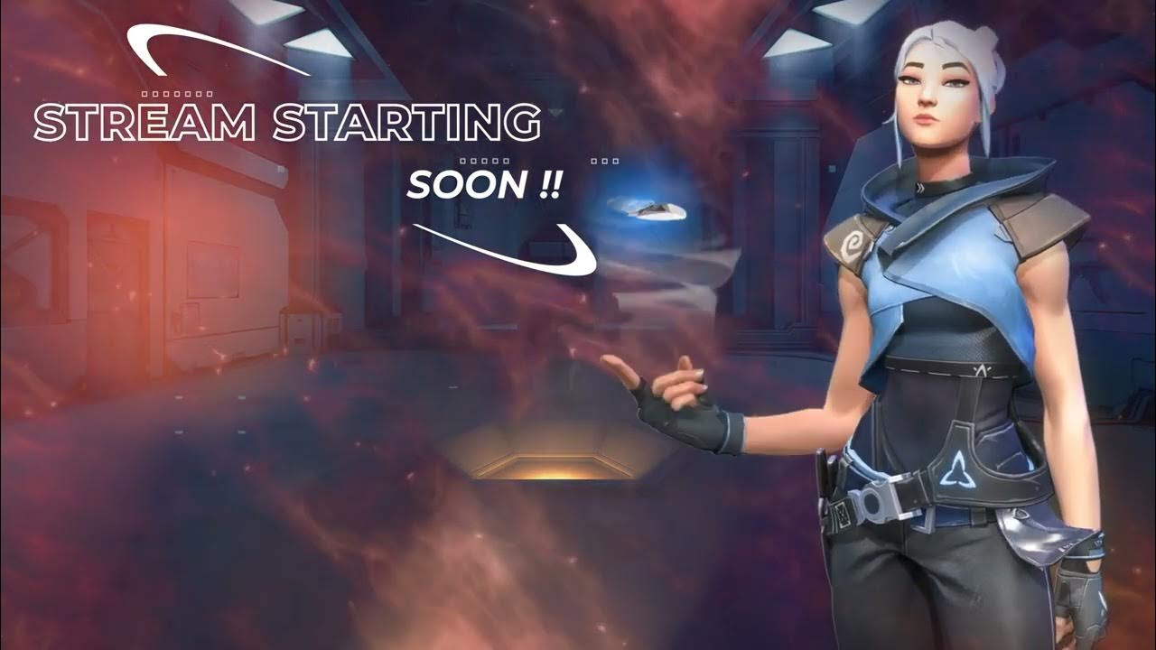 Stream Starting soon Template | Valorant | Free | Jett streaming soon | - YouTube