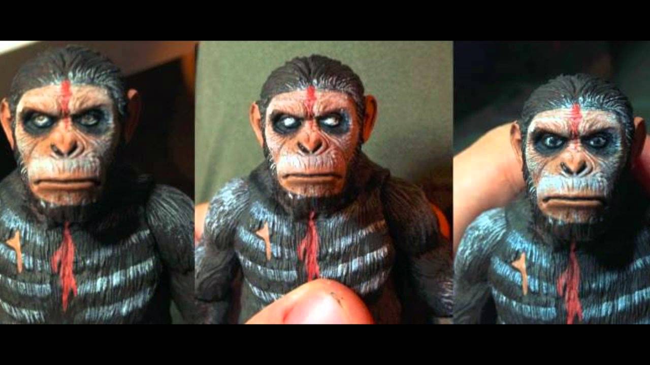 NECA Caesar Custom Repaint - No War Paint - YouTube