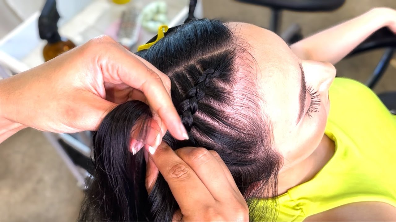 Finger Placement for Braiding (Dutch Braids) - YouTube