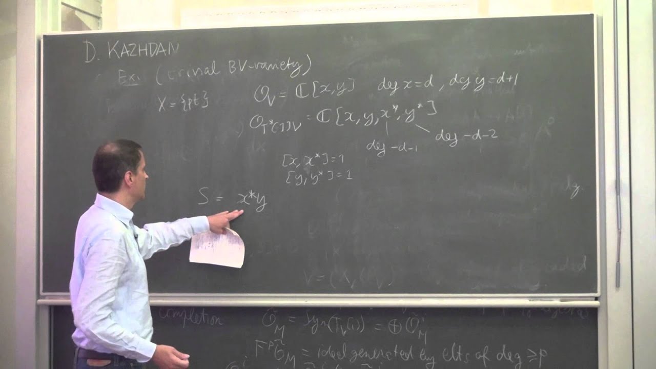 Critical loci and the classical master equation | Giovanni Felder ...