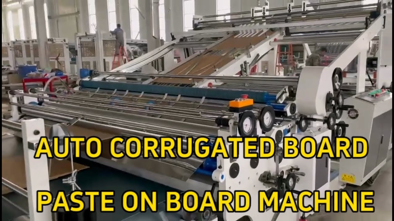 UAE market-4 layers corrugated board paste with 3ply board make into 7 ...