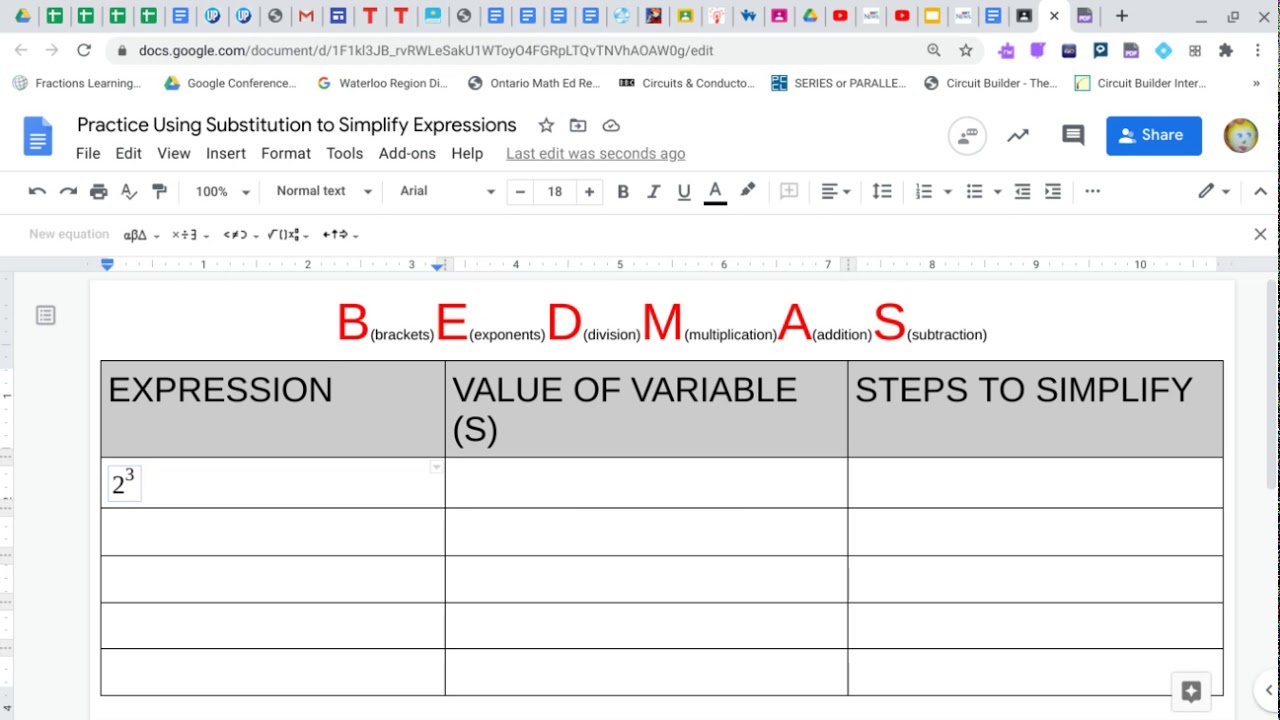 How To Insert Exponents Using Google Docs YouTube How To Insert Exponents Using Google Docs YouTube