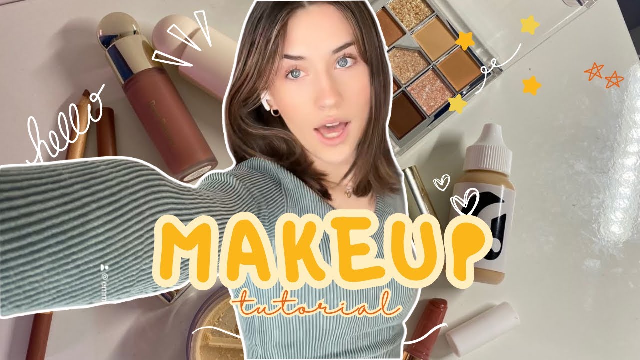High School Clean Girl Makeup Tatorial - YouTube