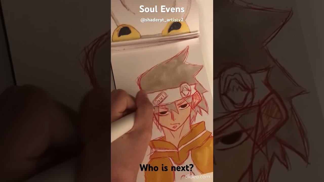 Soul Evens#anime #souleater #drawing #sketch - YouTube
