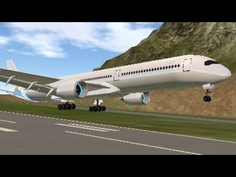 Airbus A350-1000 Landing - Taxi | SimplePlanes - YouTube