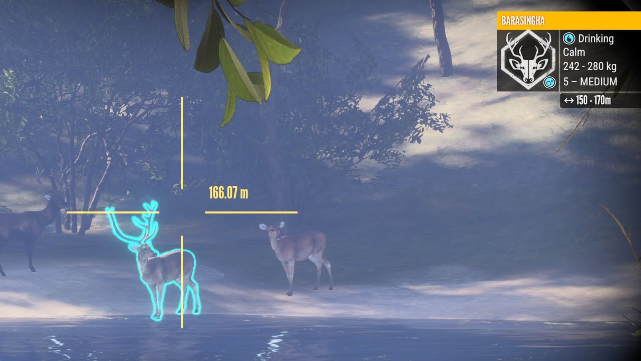 Diamond Barasingha, The Hunter Call of the Wild - YouTube