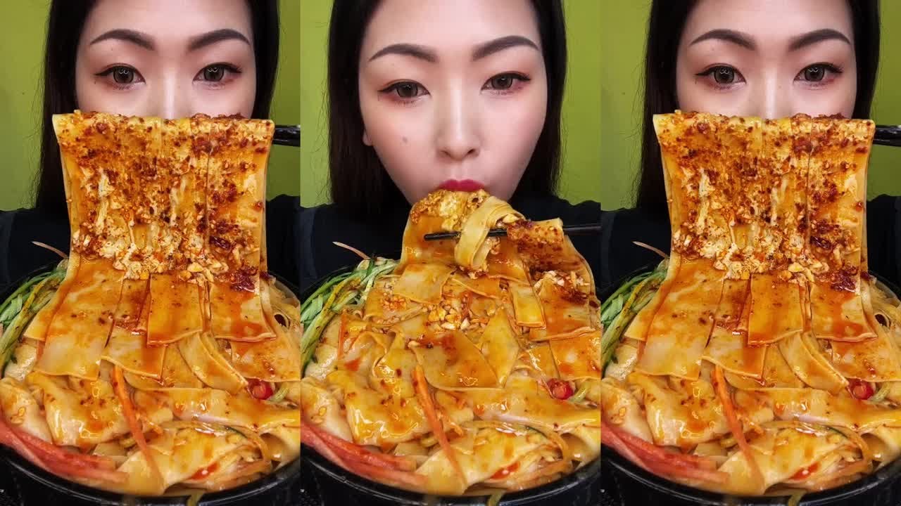 ASMR MUKBANG | SPICY FOOD | NOODLES EATING | SWEET CAKE | CHALLENGER ...
