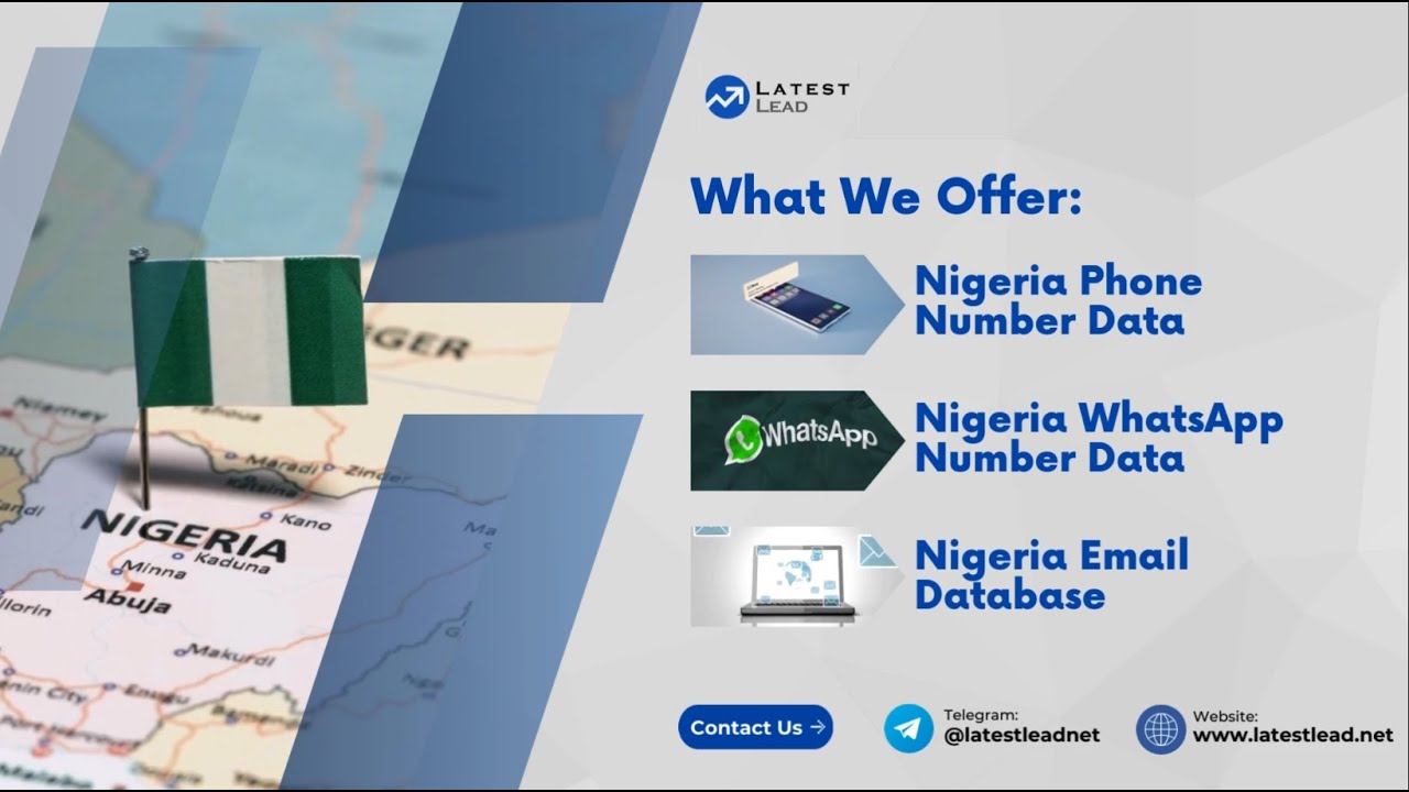Nigeria Phone Number List | Nigeria WhatsApp Number Data | Latest Lead ...