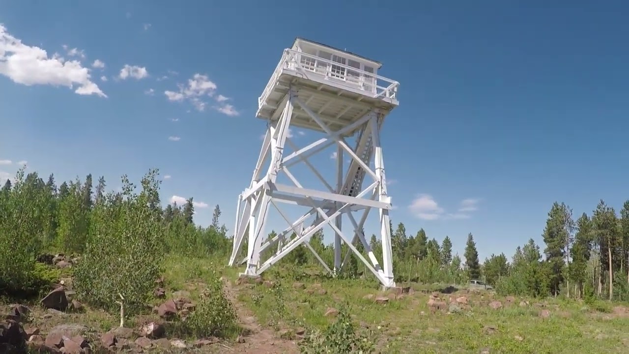 UTE MOUNTAIN FIRE LOOKOUT TOWER - YouTube