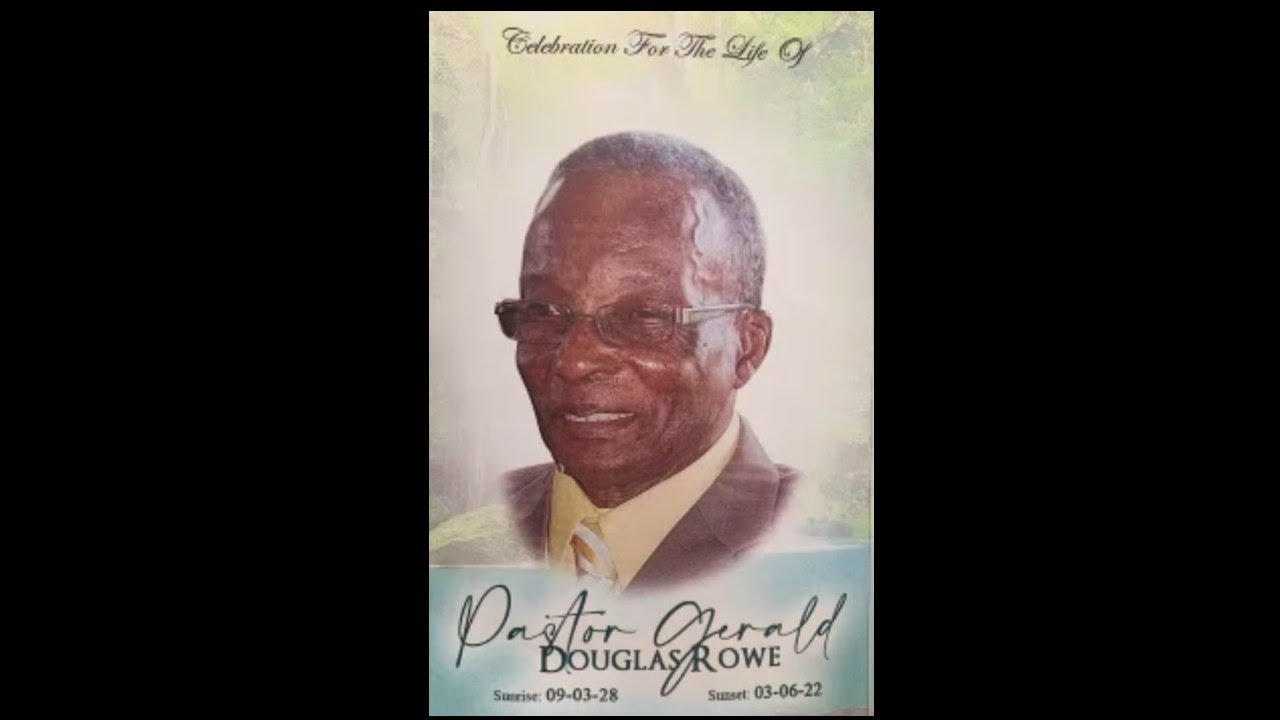 Funeral Service for Gerald Douglas Rowe - YouTube