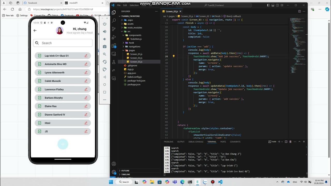 Demo Tuan06 ReactNative - YouTube