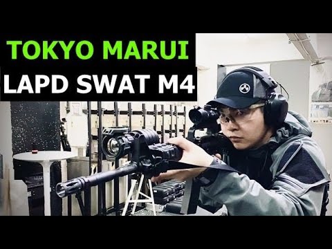 Tokyo Marui M4 - LAPD SWAT Custom - YouTube