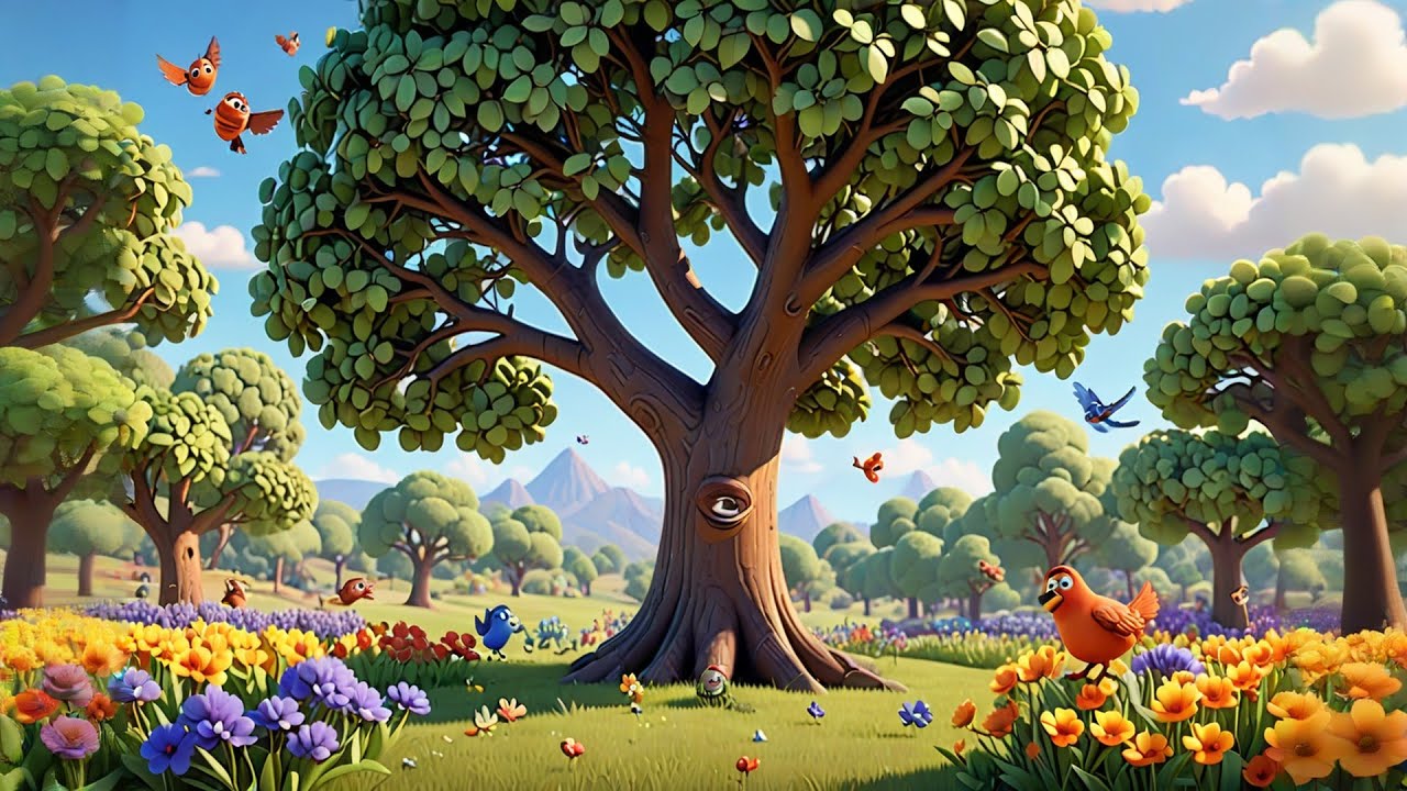 Tap the Tree Before It Giggles 🌳😆 | Fun Learning Video Kids | Nature ...