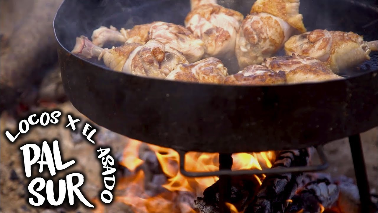 Pollo al Disco en la Playa y Asado Completo | Locos X el Asado - Pal ...