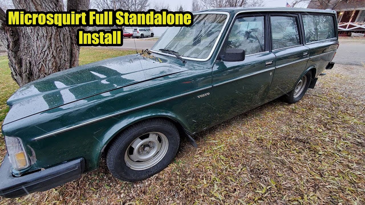 Full Standalone Engine Harness Build On Volvo 240 Station Wagon - YouTube