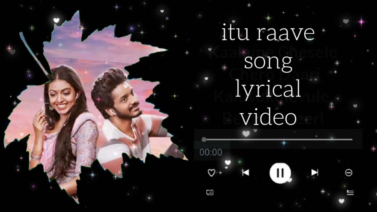 Itu Raave song lyrical video (Telugu) | Adbhutham | Teja sajja ...
