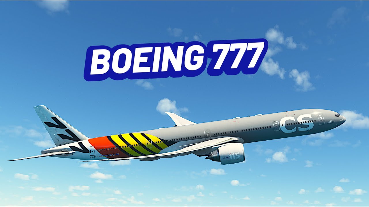 BOEING 777 da CAPTAIN SIM | MOD de SOM e SALTY no FLIGHT SIMULATOR 2020 ...