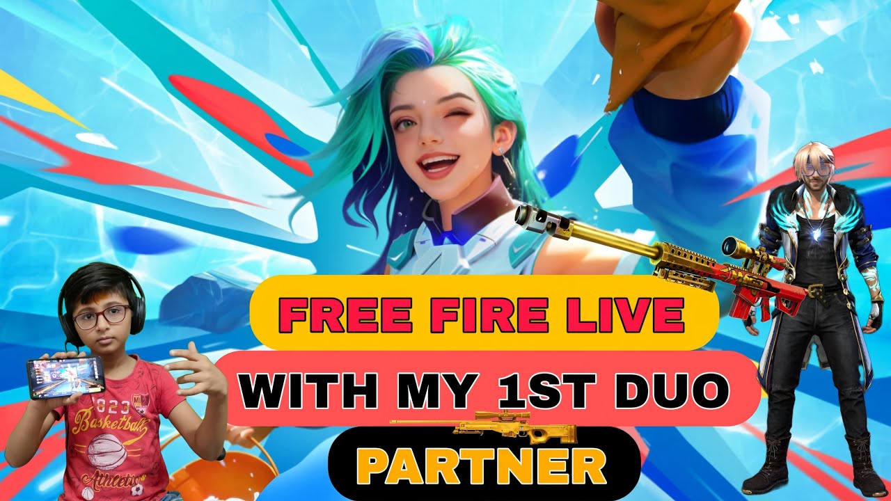 free fire live with my 1st duo partner 👈🏻👺🏆#shortsviral #garenafreefire ...