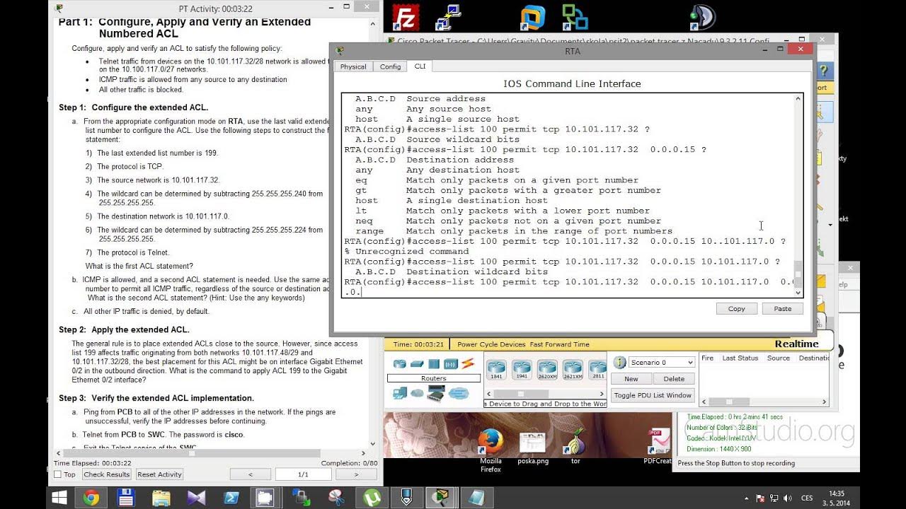 CCNA 2 Packet Tracer Activity 9.3.2.11 solution - YouTube