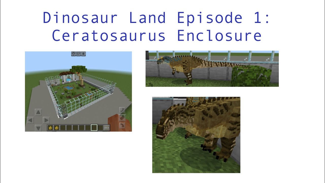 Dinosaur Land Episode 1: Ceratosaurus Enclosure - YouTube