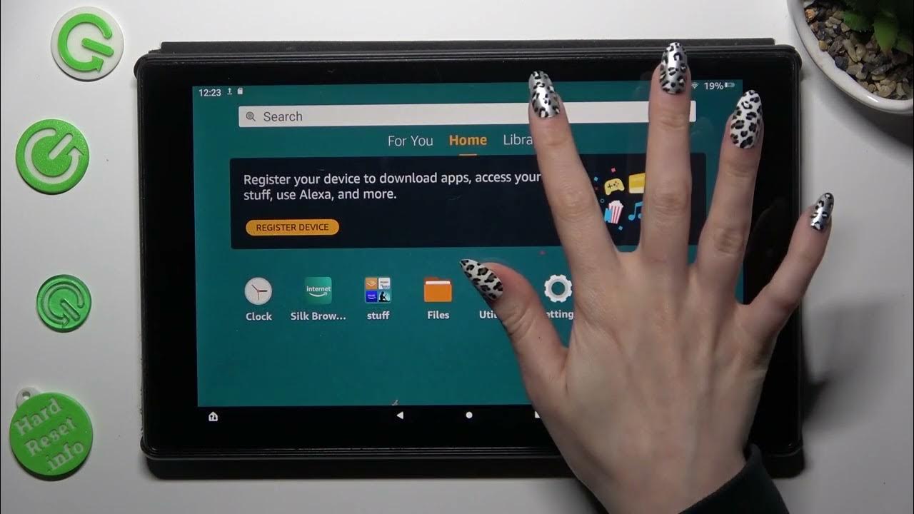 How to Change Keyboard Theme on Amazon Fire HD 10? - YouTube