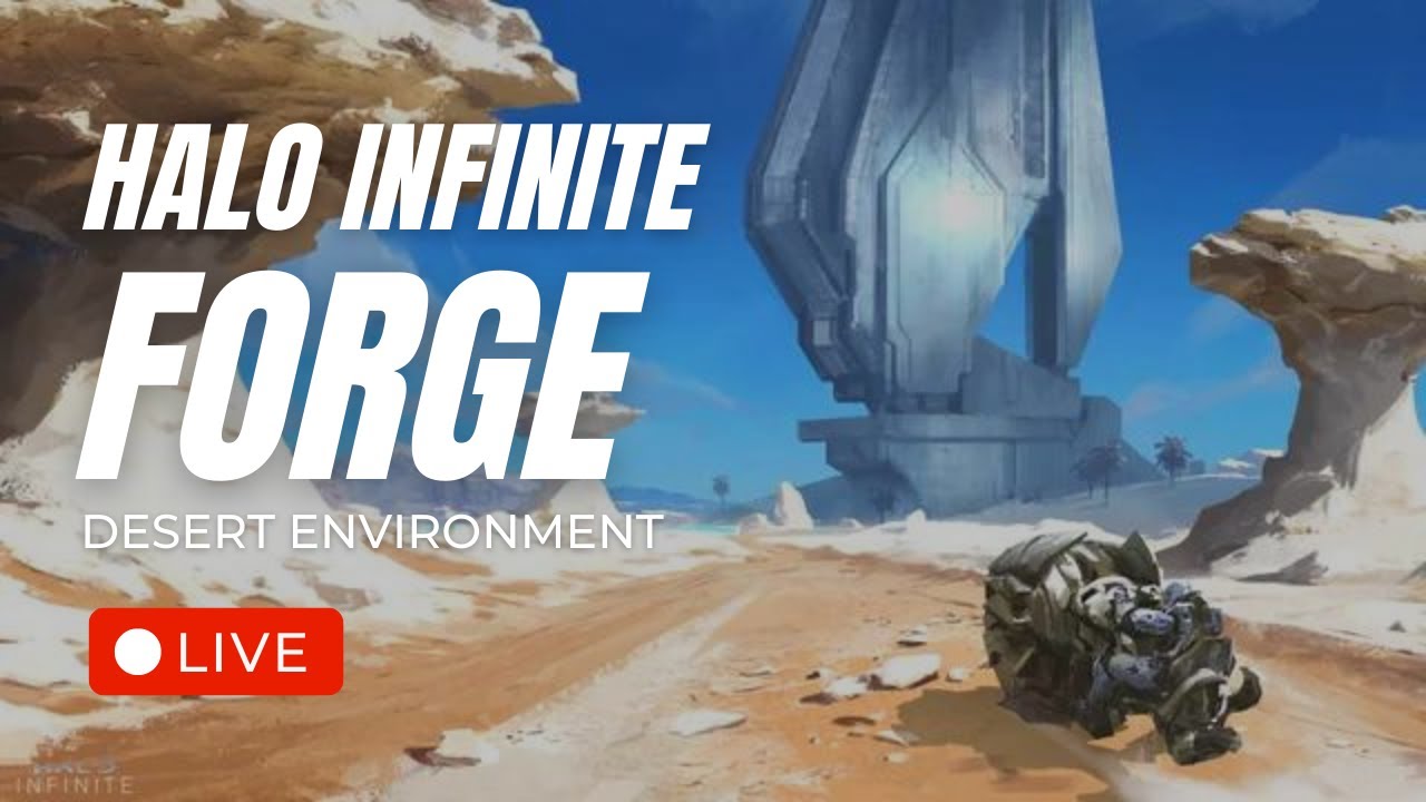 Forging a Desert environment - Halo infinite Forge - YouTube