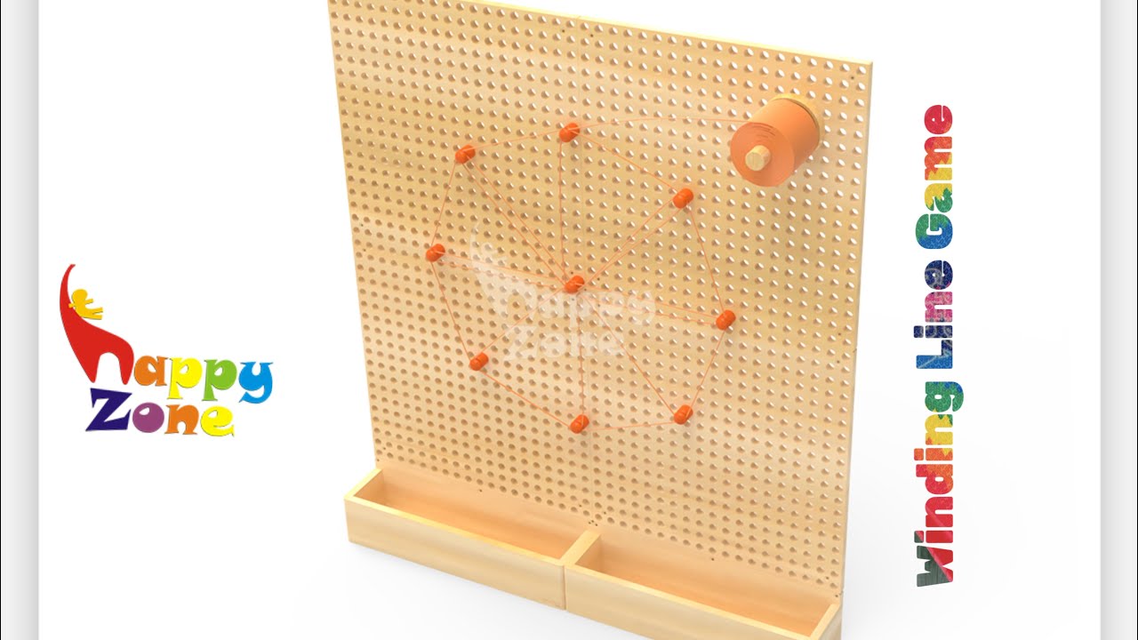 Winding Line Game | Rubber band line combination - YouTube