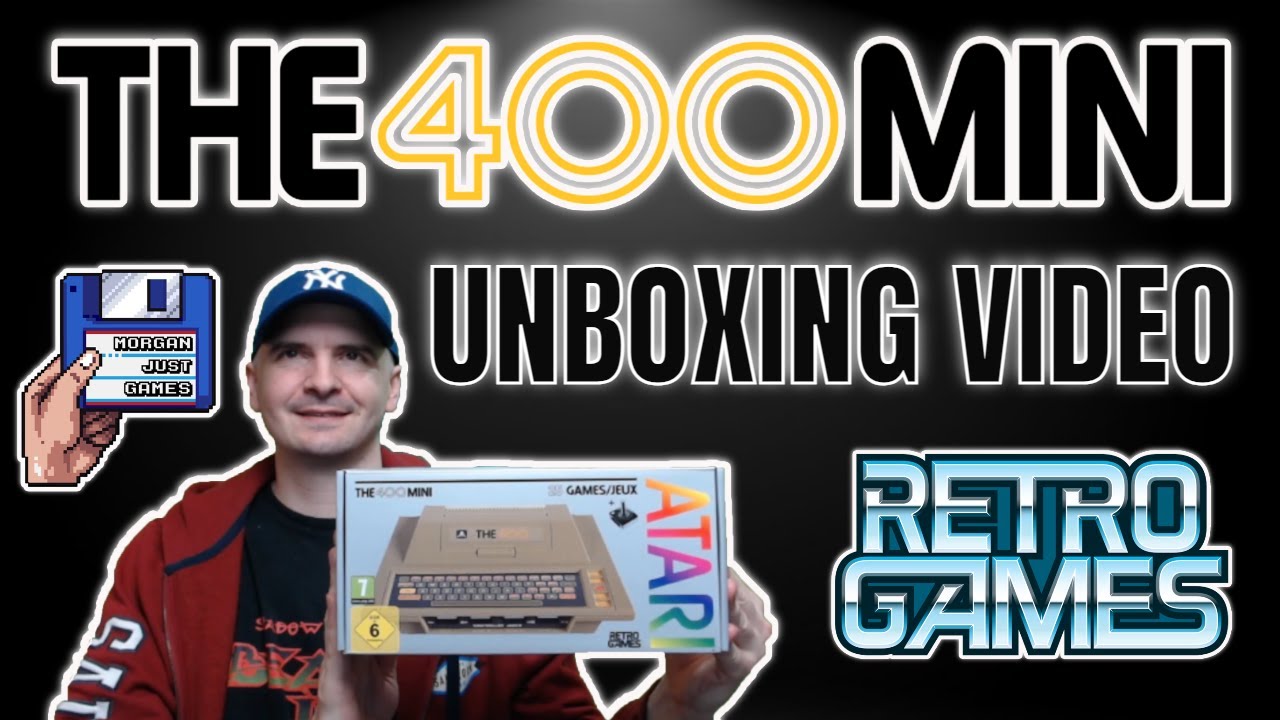 The Atari 400 Mini Unboxing Video - Retro Games - Morgan Just Games ...