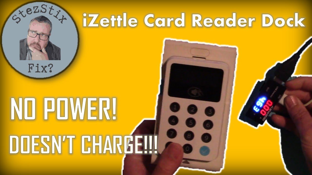 iZettle Card Reader Dock not charging! Can I Fix It? - YouTube