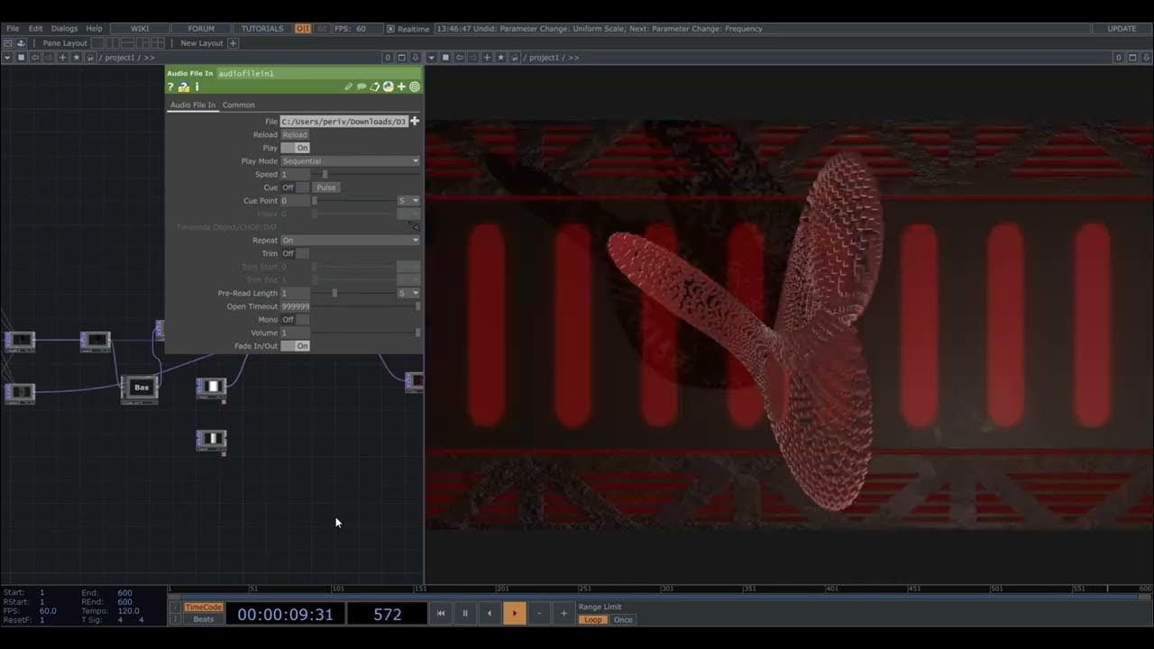 Touchdesigner - Realtime Audioreactive Instancing 2 - YouTube
