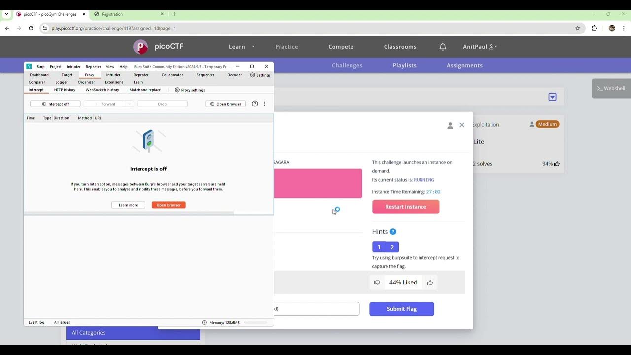 picoCTF introToBurp - YouTube