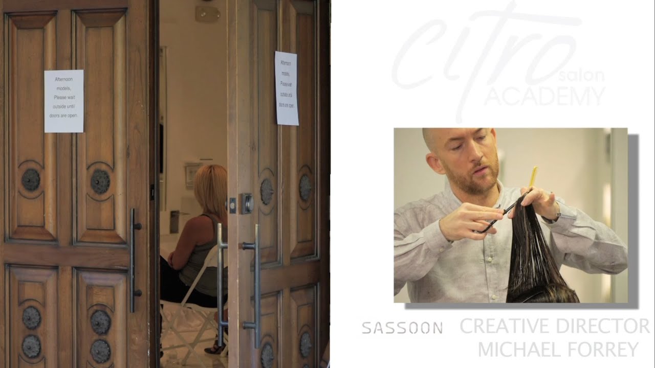 Citro Salon Academy - Sassoon Creative Director Michael Forrey - YouTube