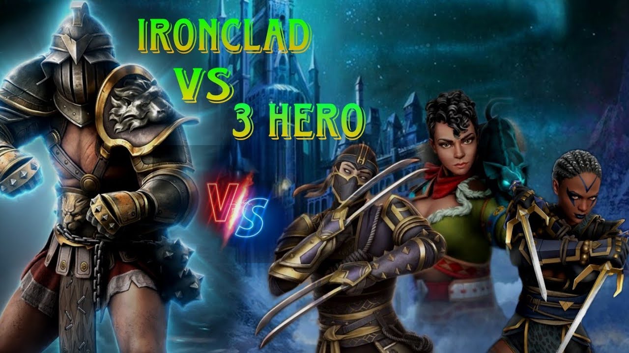 Ironclad 1v3 easy||shadow Fight4 arena||#playgamer #shadowfight4 - YouTube