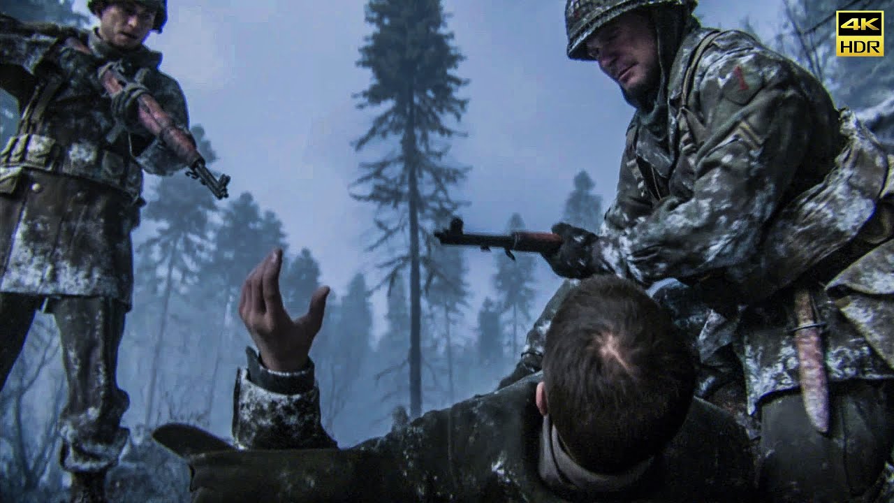 PS5 | Call of Duty WW2 Gameplay | Ambush - Saving private Zussman ...