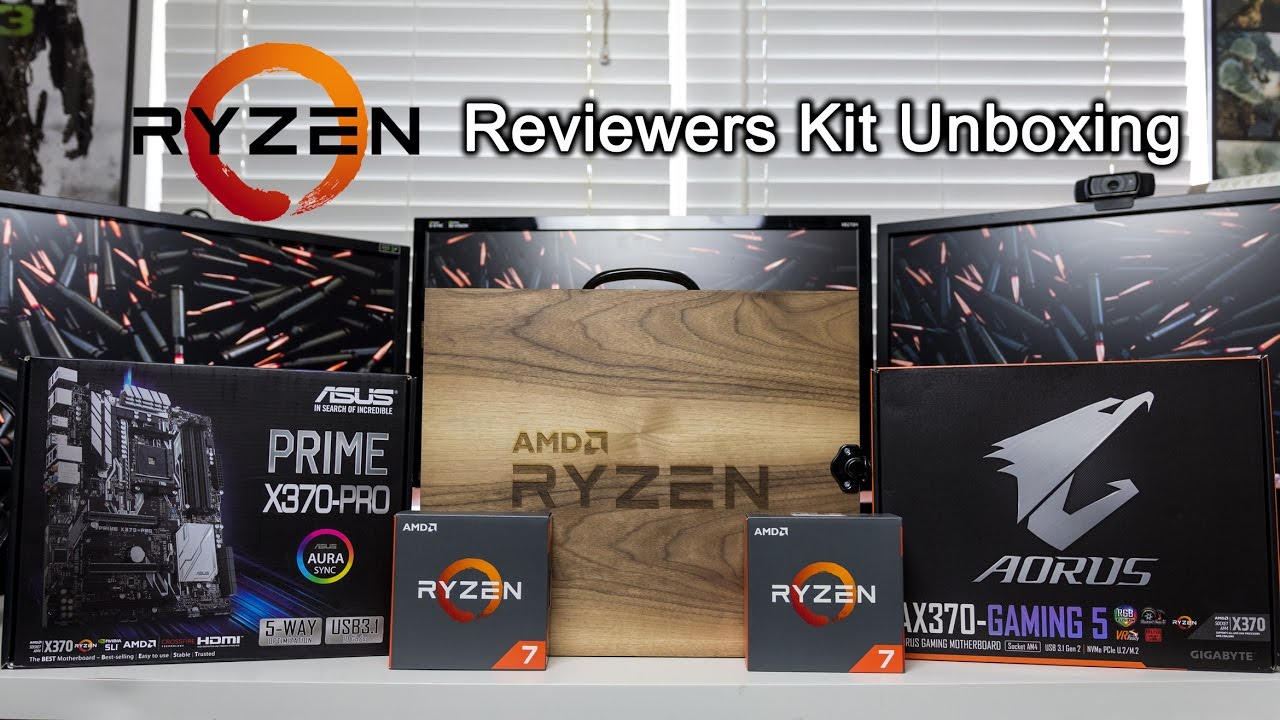 AMD Ryzen 7 Reviewers Kit Unboxing | What To Test? - YouTube