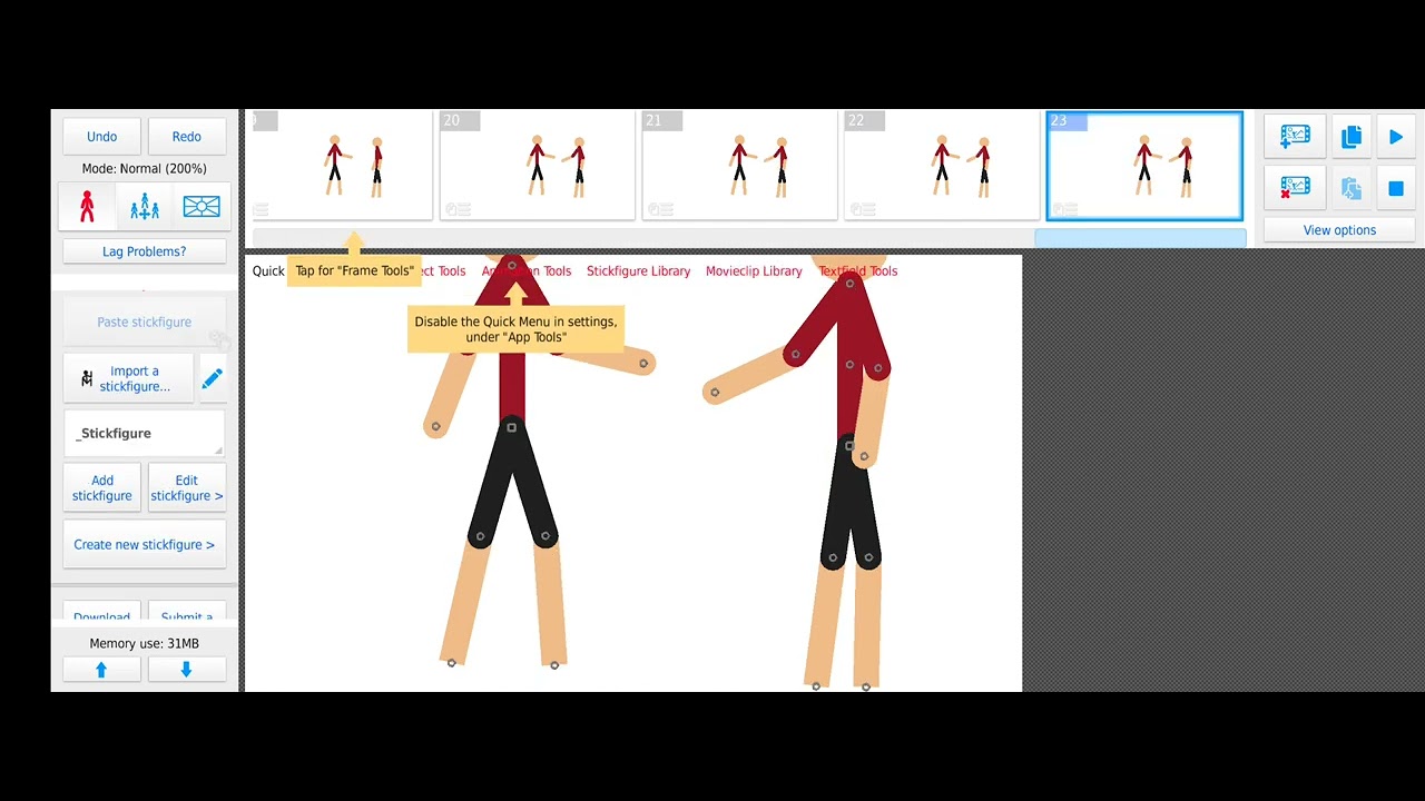 An Animation of hand shake stick nodes - YouTube