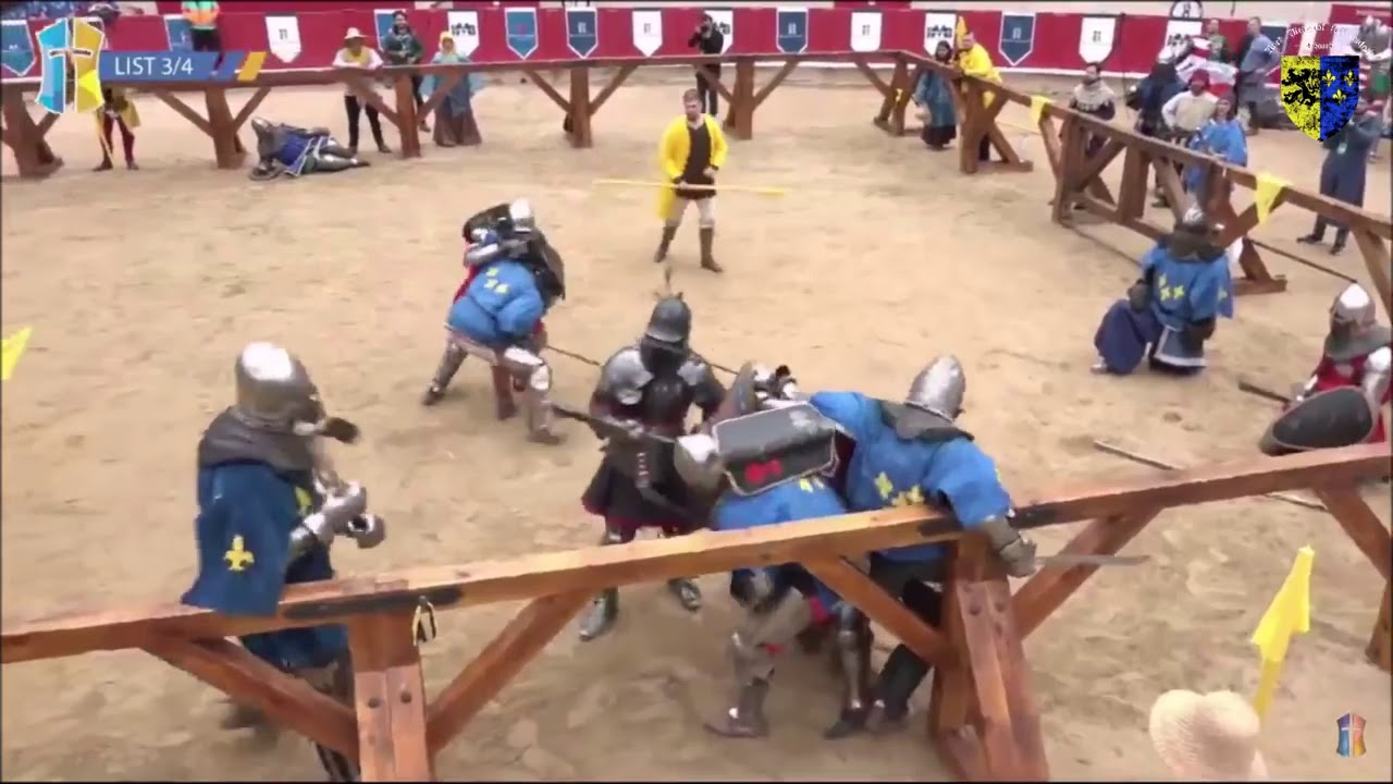 Buhurt wrestling 193 - YouTube