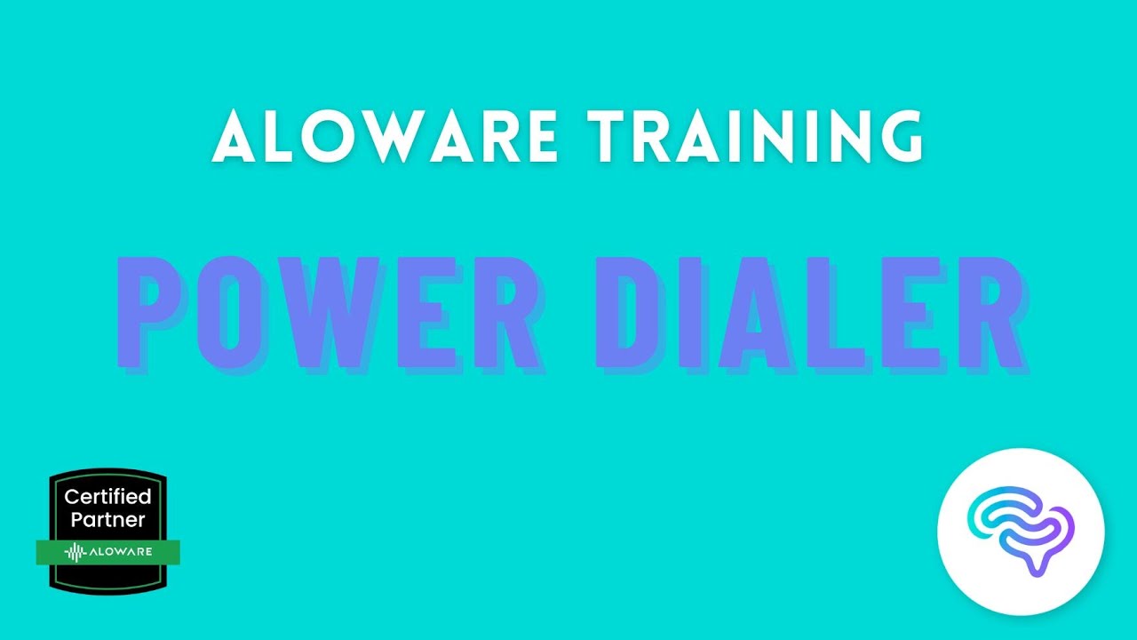 Power Dialer Training in Aloware Software - YouTube