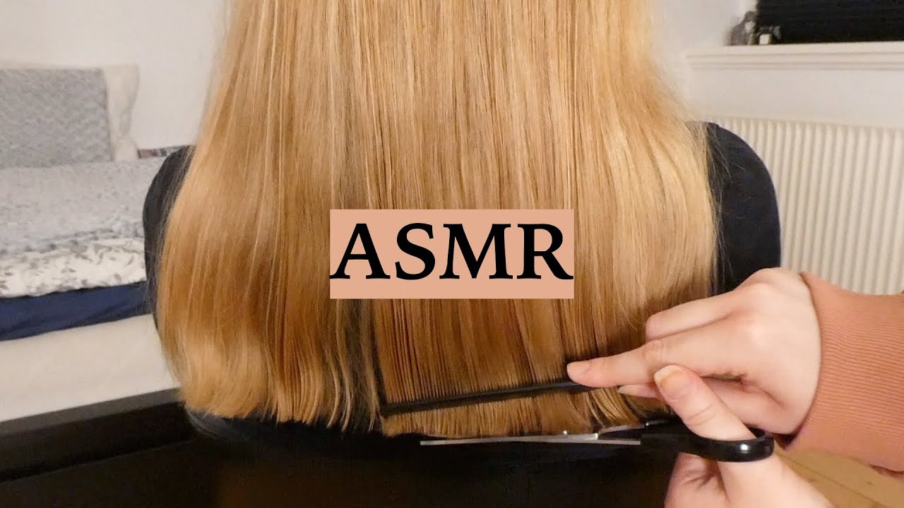 Asmr Haircut Compilation Hair Play Hair Brushing Spraying And Scissor