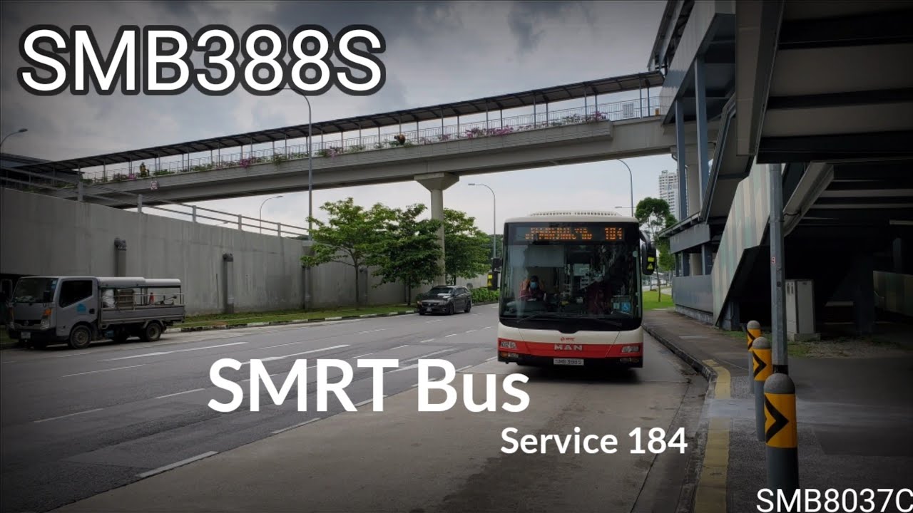 SMB388S - SMRT Bus Service 184 [MAN NG363F Joyride] - YouTube
