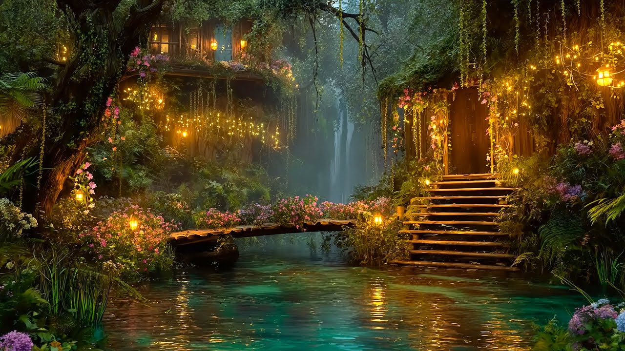 Magical Forest Retreat | Mystical Ambience & Forest Singing for Deep ...