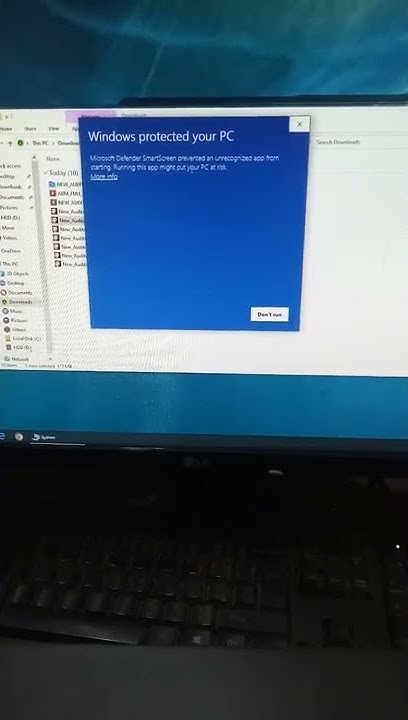 Sửa lỗi Windows protected your PC Windows 10 | Dragon PC - YouTube