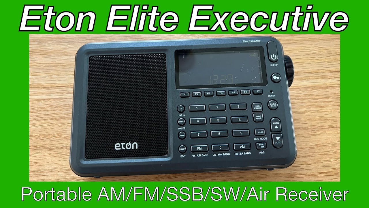 Unboxing and Initial Impressions of Eton Elite Executive Portable ...