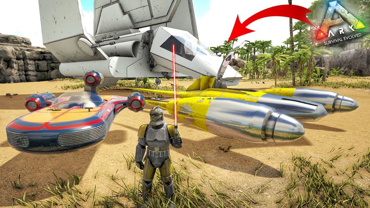 Testing Some New High-tech Space Ships From Star War 🔥🔥🔥 : ARK Survival ...