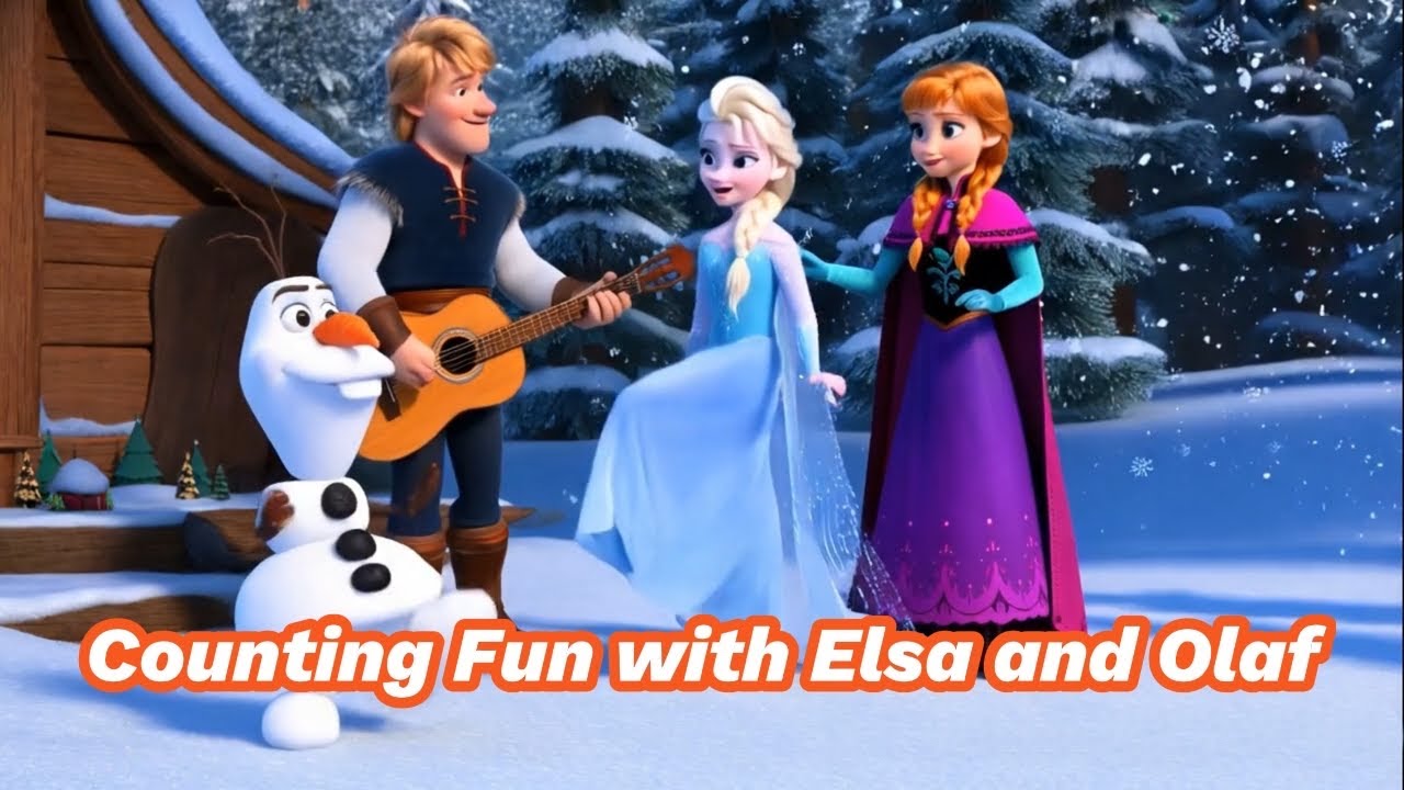 Counting Fun with Elsa and Olaf | Children's Song | #frozen #elsa # ...