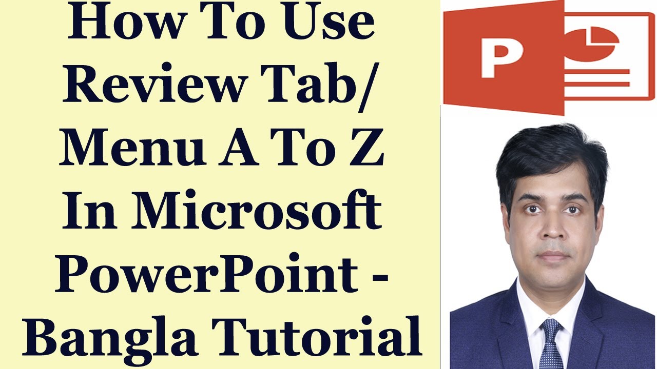How To Use Review Tab / Menu A To Z In Microsoft PowerPoint - Bangla ...