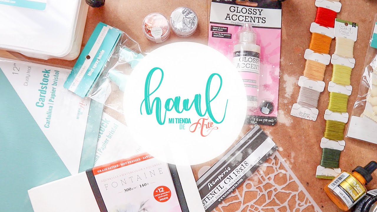 HAUL & COMPRAS en Mi Tienda de Arte | CRAFTELIER MADRID - YouTube