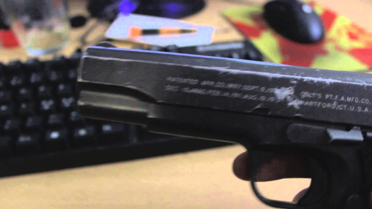M1911 Colt .45 Jam Issue - YouTube